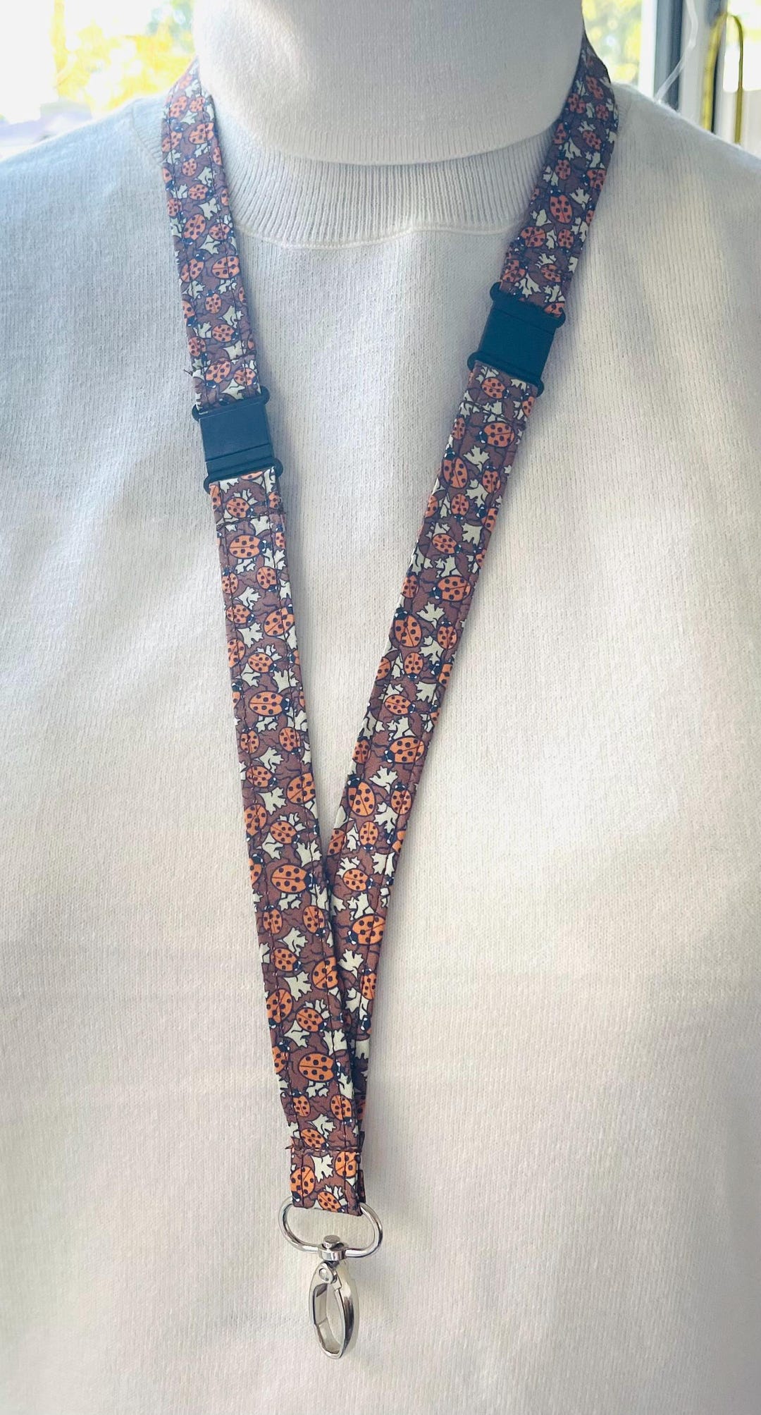 Ladybird Fabric Breakaway Lanyard, Safety Lanyard, Badge Lanyard ...