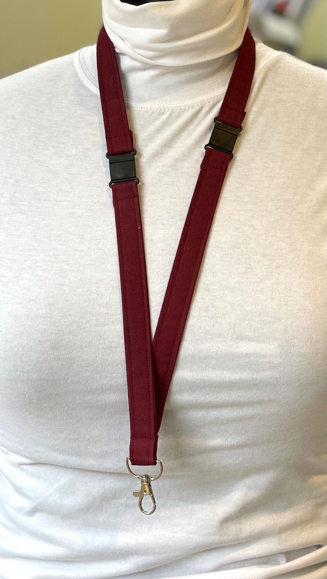 Plain Maroon: Breakaway lanyard, Safety Lanyards, ID badge lanyard ...
