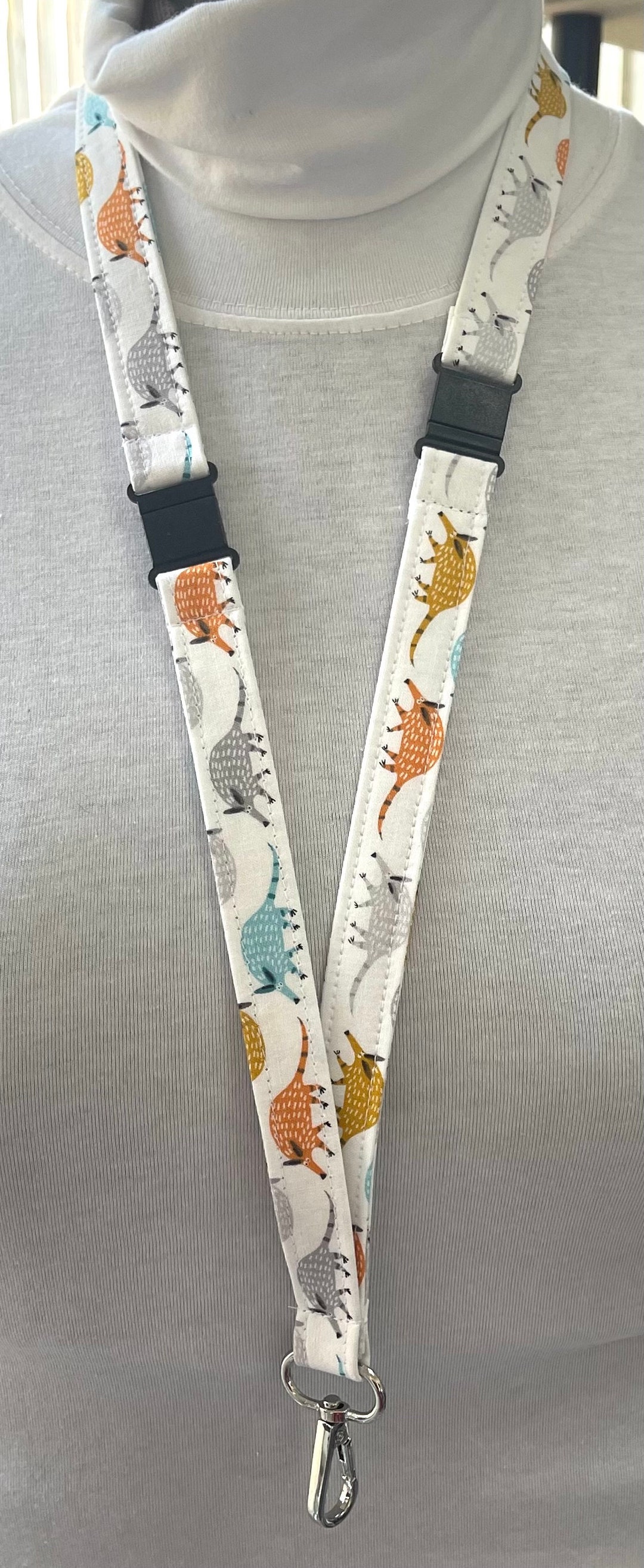 Aardvark Fabric Breakaway Lanyard, Safety Lanyard, Badge Lanyard ...