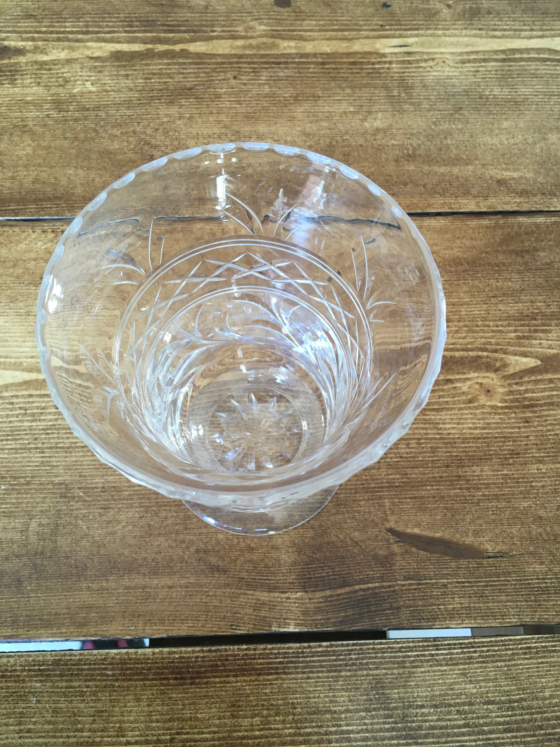 Lovely Stuart Crystal Vase in Imperial Pattern - Etsy Australia