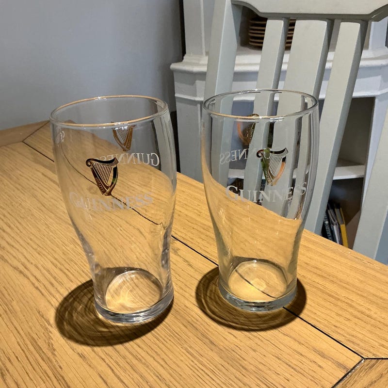 Vintage guinness pint glass - Etsy.de