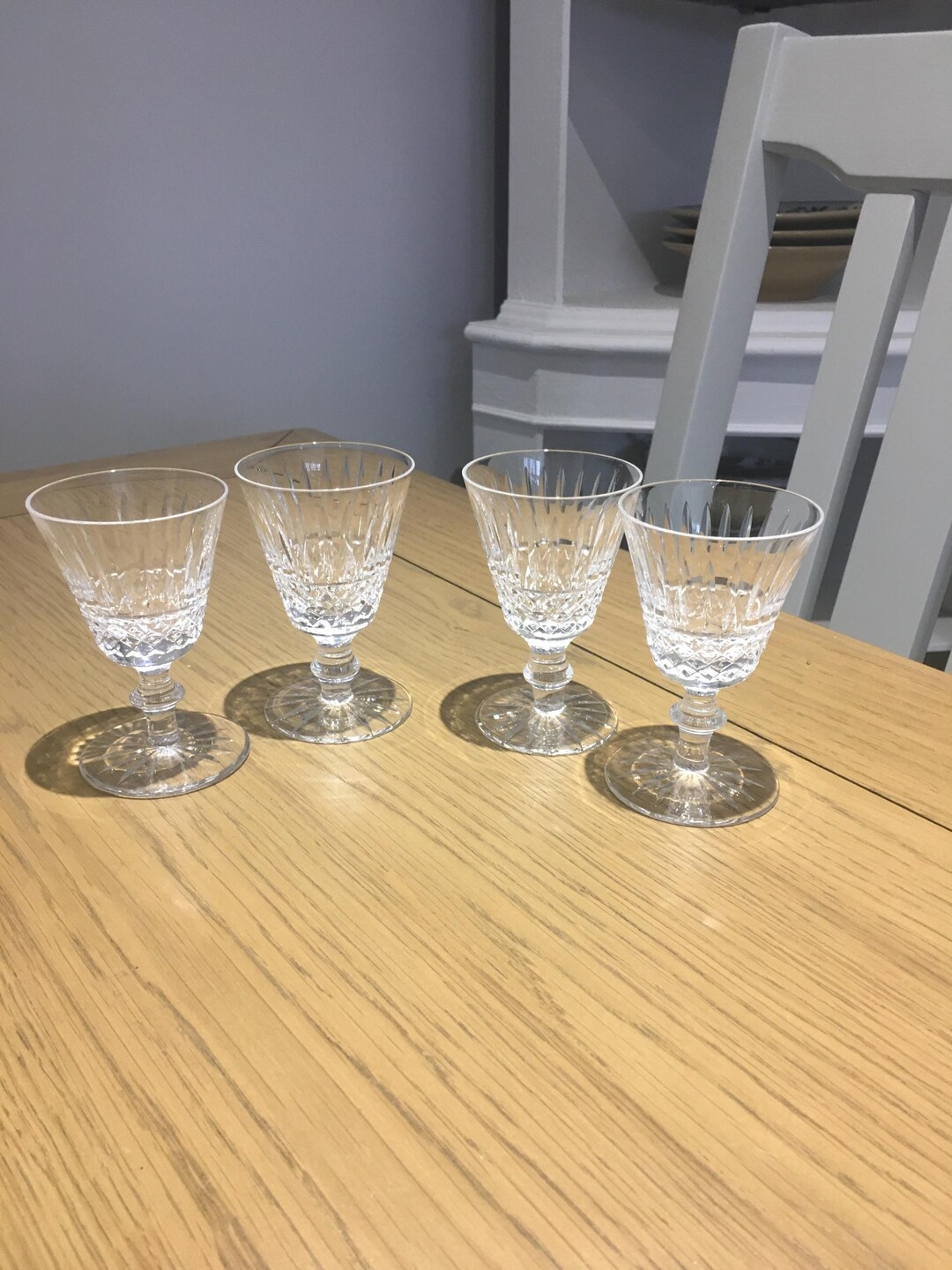 Four Waterford Crystal Port Glasses in Tramore Pattern - Etsy