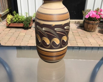 Denby Stoneware Vase - Etsy