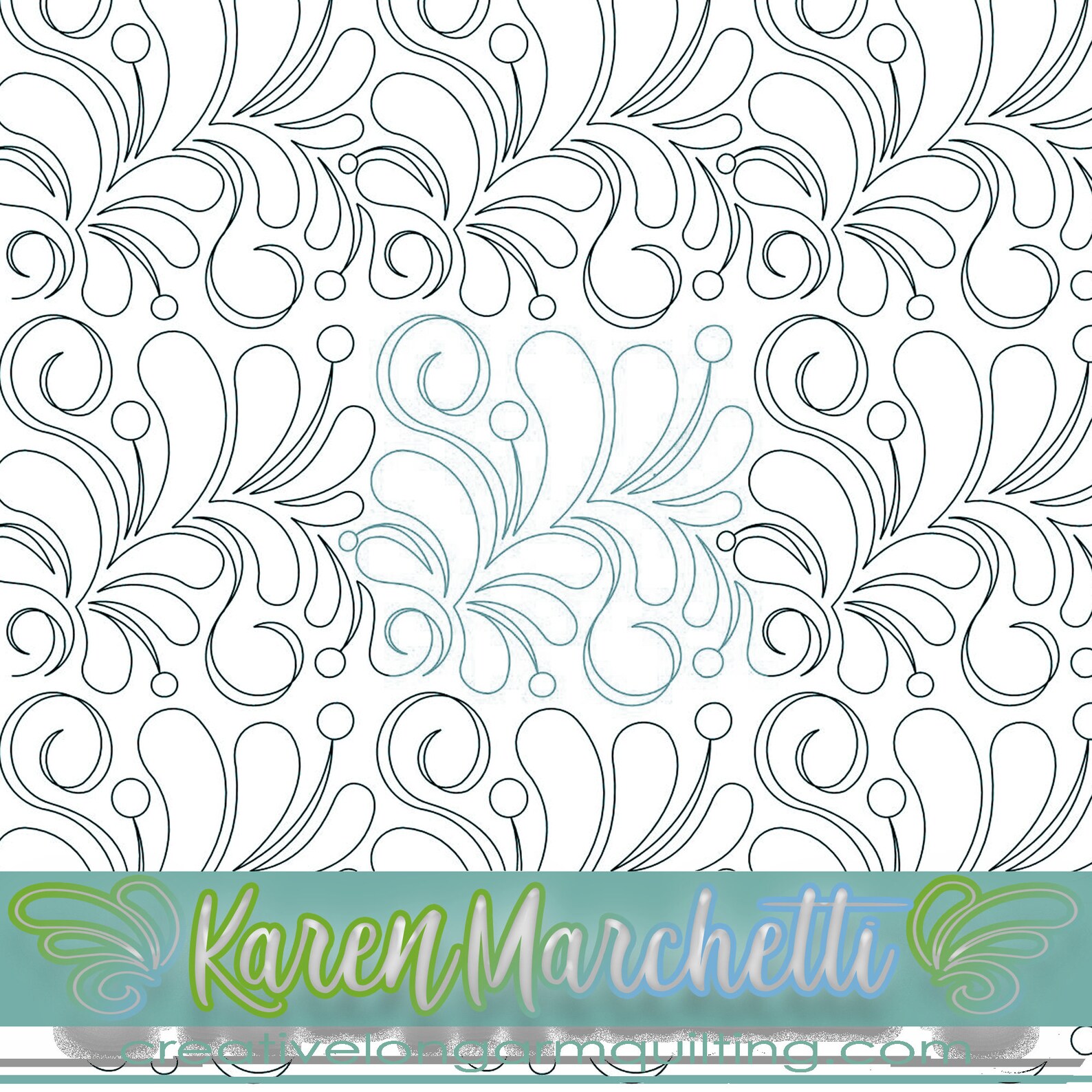 Mooberry Longarm Quilting Digital Design Pattern Edge to Edge E2e Panto ...