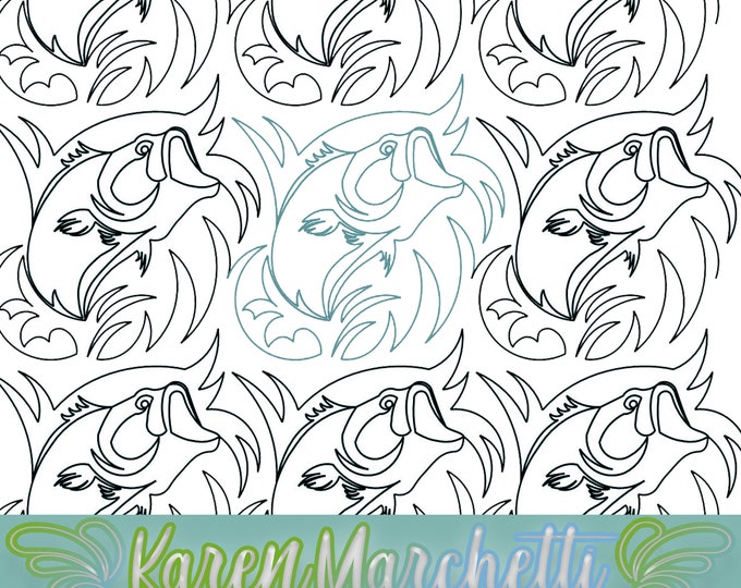 Fiona 7 Longarm Quilting Digital Design Pattern Edge to Edge E2e Panto ...