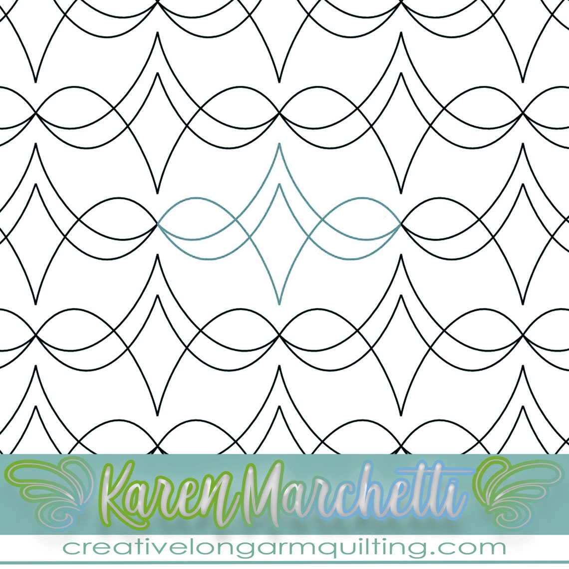 Chichi Longarm Quilting Pattern, Edge to Edge Design (digital Download ...