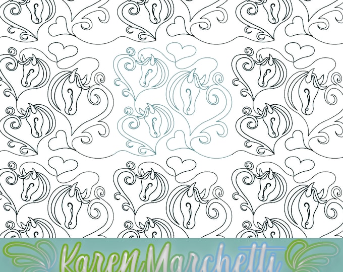 Fiona 7 Longarm Quilting Digital Design Pattern Edge to Edge E2e Panto ...