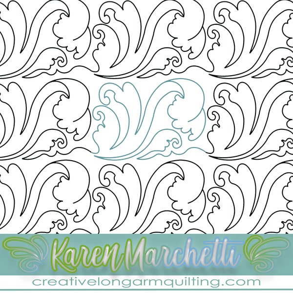 Wave Quilt Pattern - Etsy