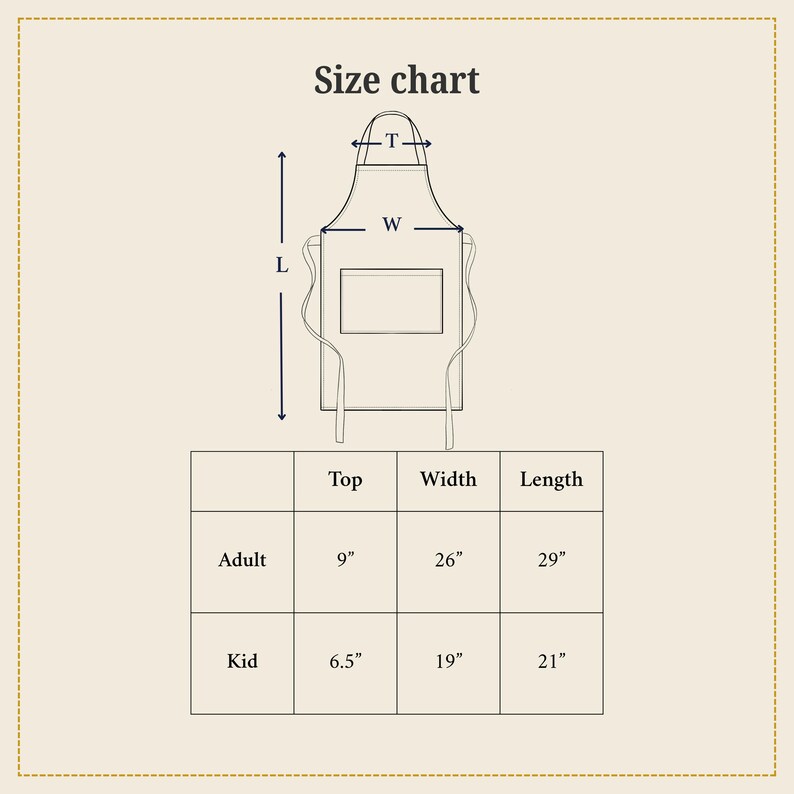 Adult & Kids Apron PDF Sewing Pattern | Matching Mama + Mini Apron ...
