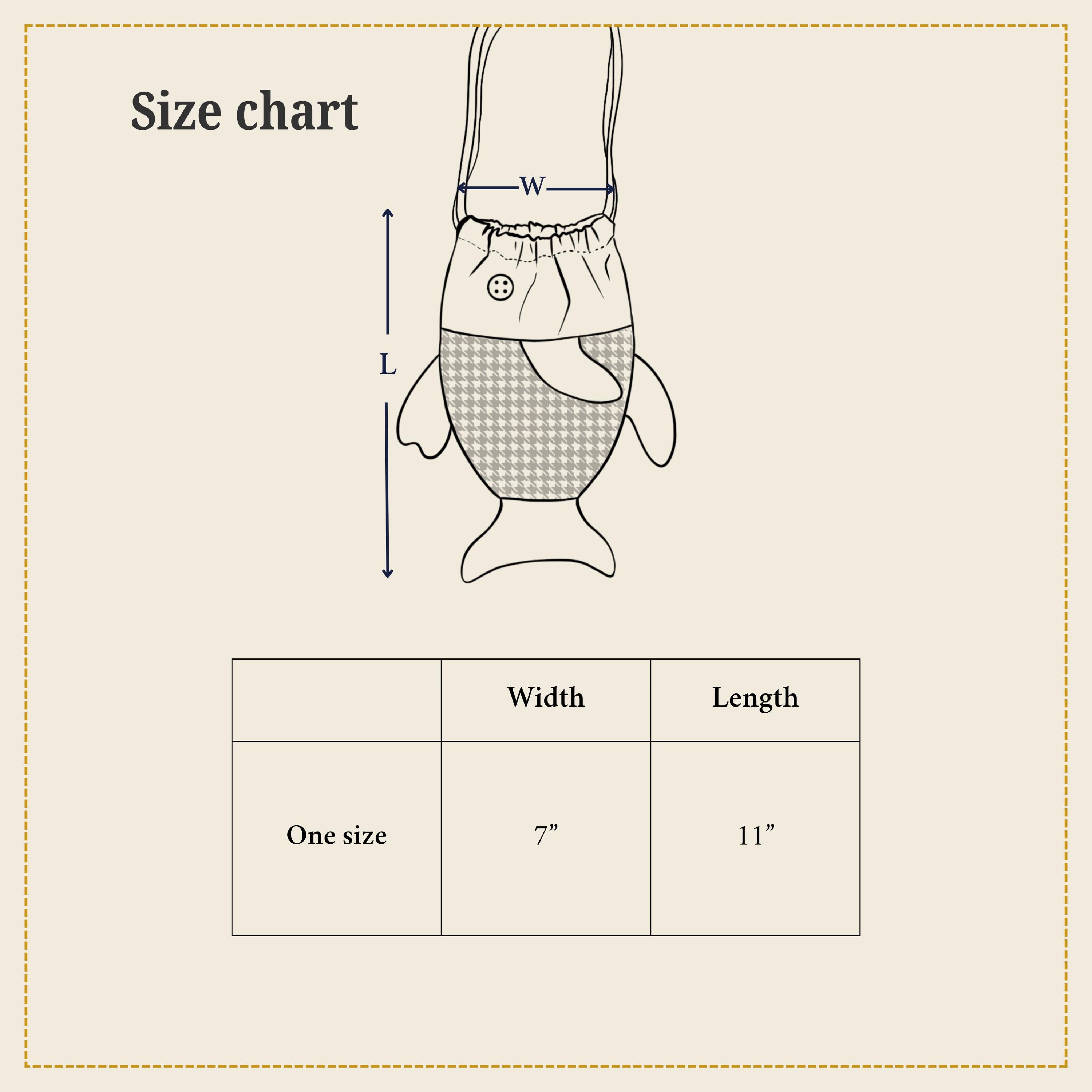 Fish Drawstring Bag Sewing Pattern | Beginner DIY Fabric Project (PDF ...