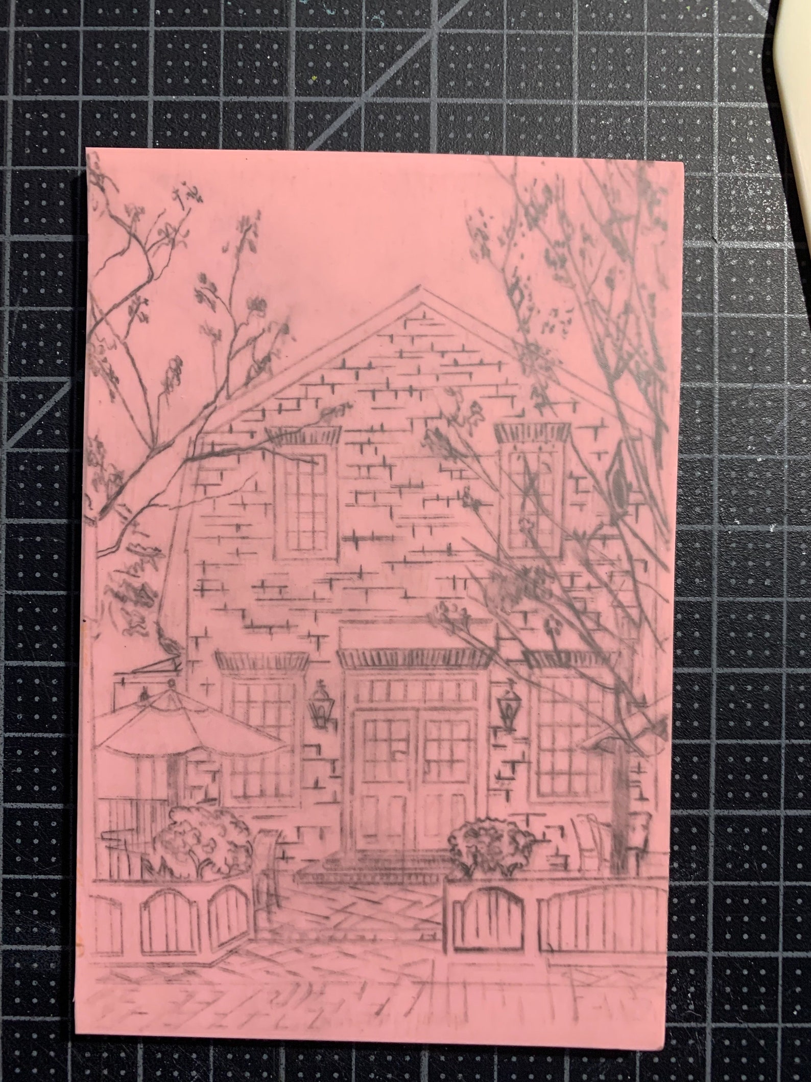 Cheese Shop Lino Print: Williamsburg College Art, Hand-printed Linocut ...
