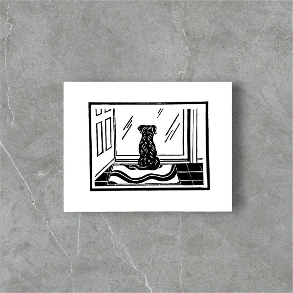 Dog Art Block - Etsy