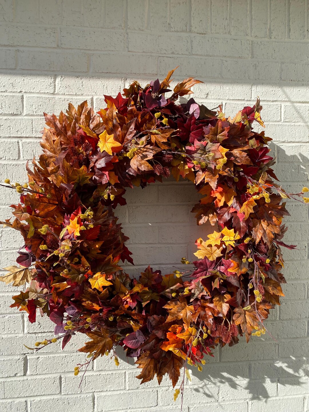 Extra Large Fall Wreath 32” Round - Etsy