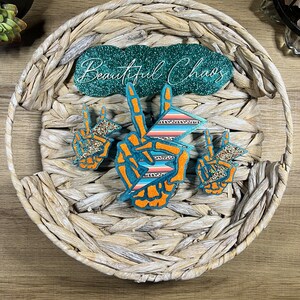 Peace Skeleton Hand With Bolt Freshie/ Skelly Hand/ Air Freshener/ Car ...