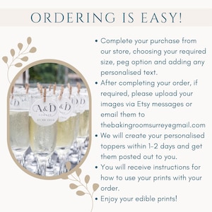 Personalised Hen Do Cocktail Toppers / Birthday Drink Wafers / Custom ...