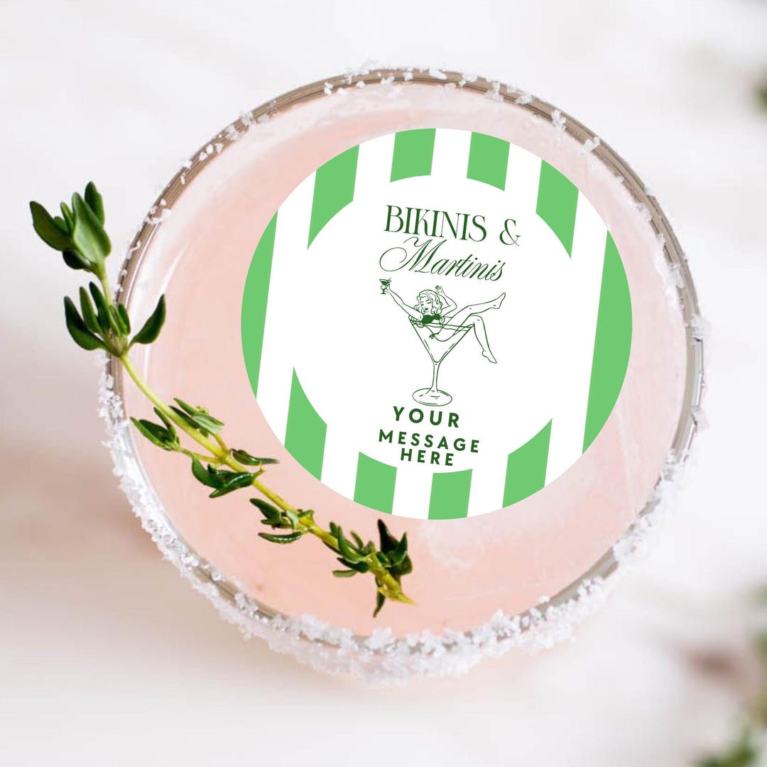 Personalised Edible Wafer Cocktail Toppers: Hen Party Cupcake ...