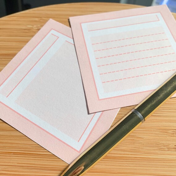 Printable Memo Sheets Cute Memo Sheets Printable Stationary - Etsy