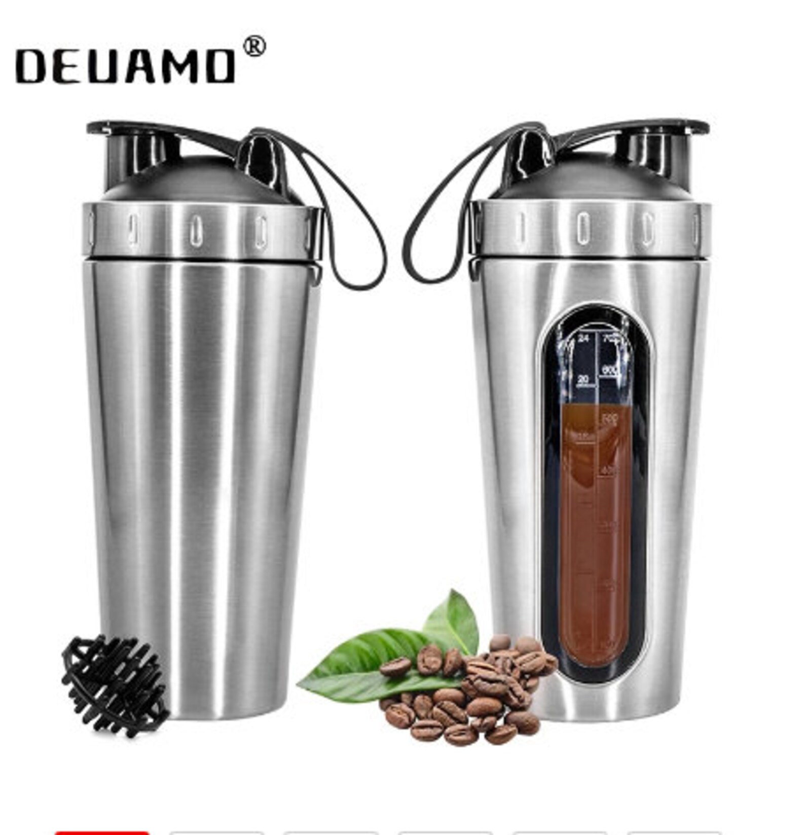 Edelstahl Protein Shaker Flasche Edelstahl Sport Wasser | Etsy