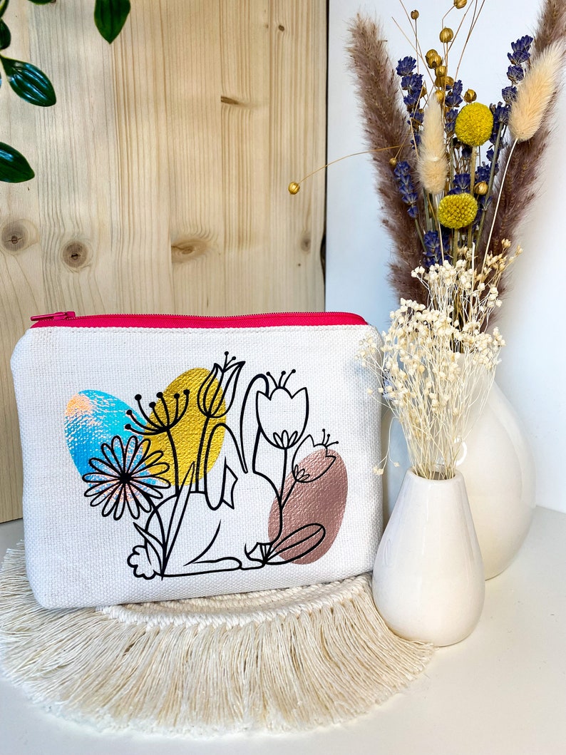 Easter Bunny With Flowers Plotter File Svg, Png, Jpeg, Pdf Silhouette ...