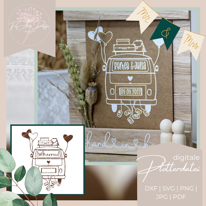 Plotterdatei eiserne hochzeit - Etsy.de