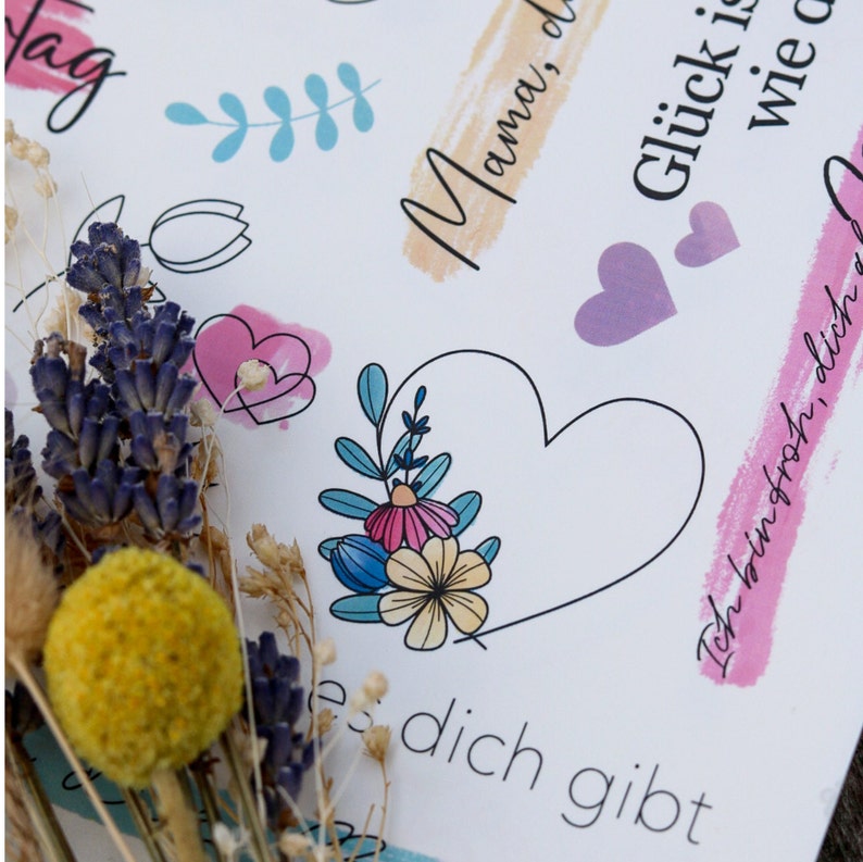 Candle Tattoo | Mother's Day | Best Mom | Watercolor | Water Slide Film ...