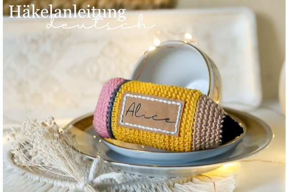 Stift Häkelanleitung PDF Digitaler Download - Etsy