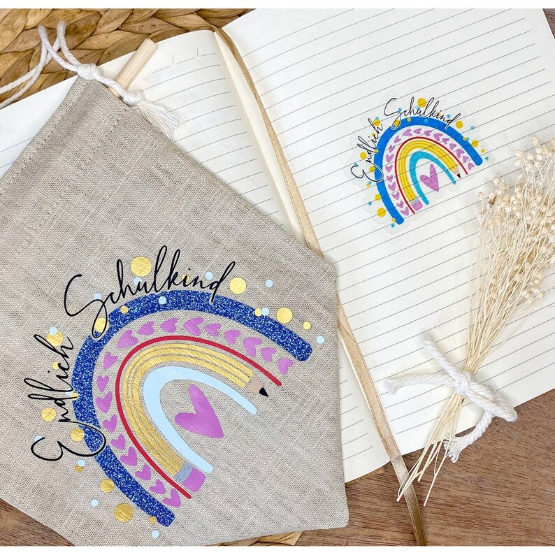 Endlich Schulkind Herz Plotterdatei | dxf, svg, png, jpeg, pdf | Silhouette, Cricut ...