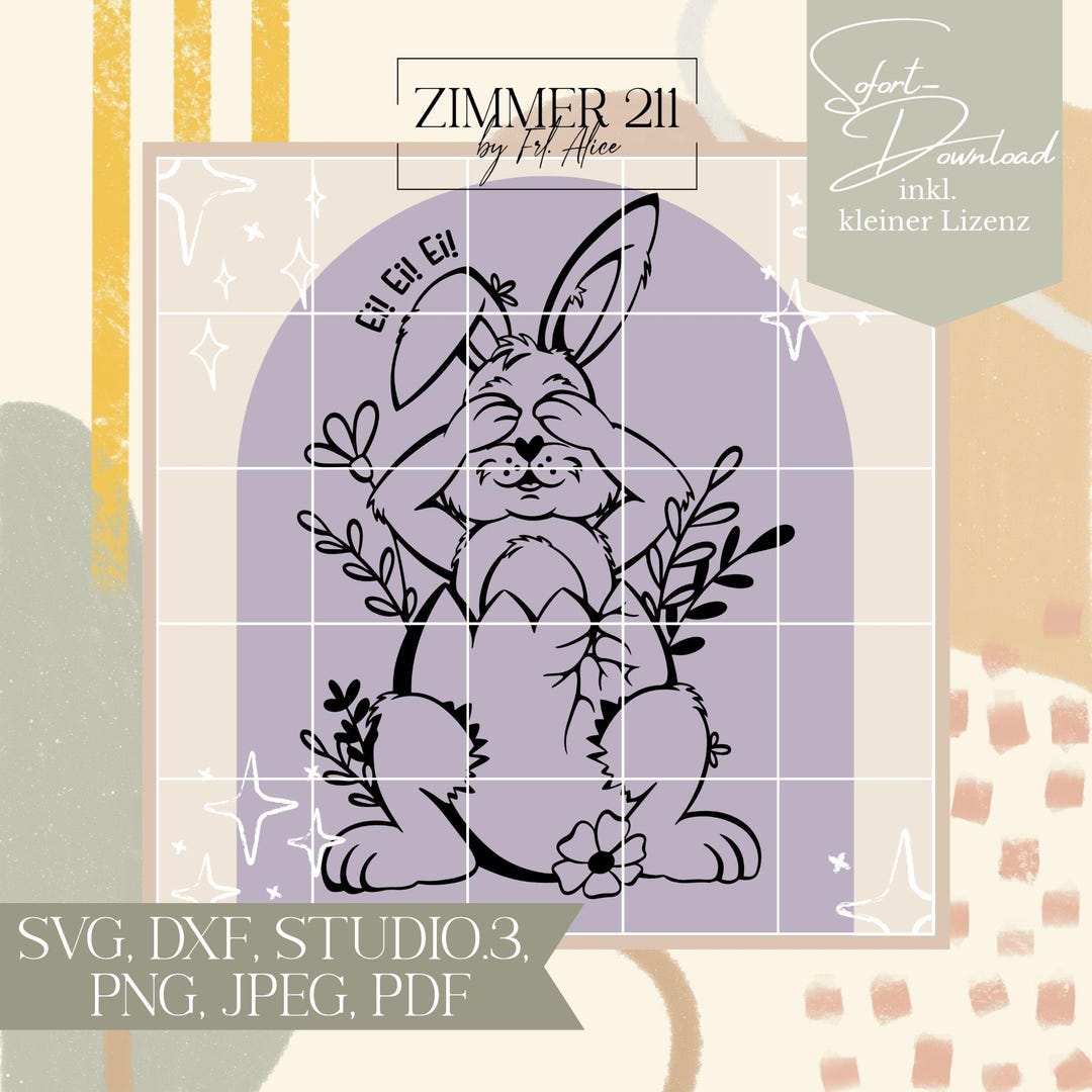 Easter Bunny in Easter Bunny - Digital Template for Creating Easter ...