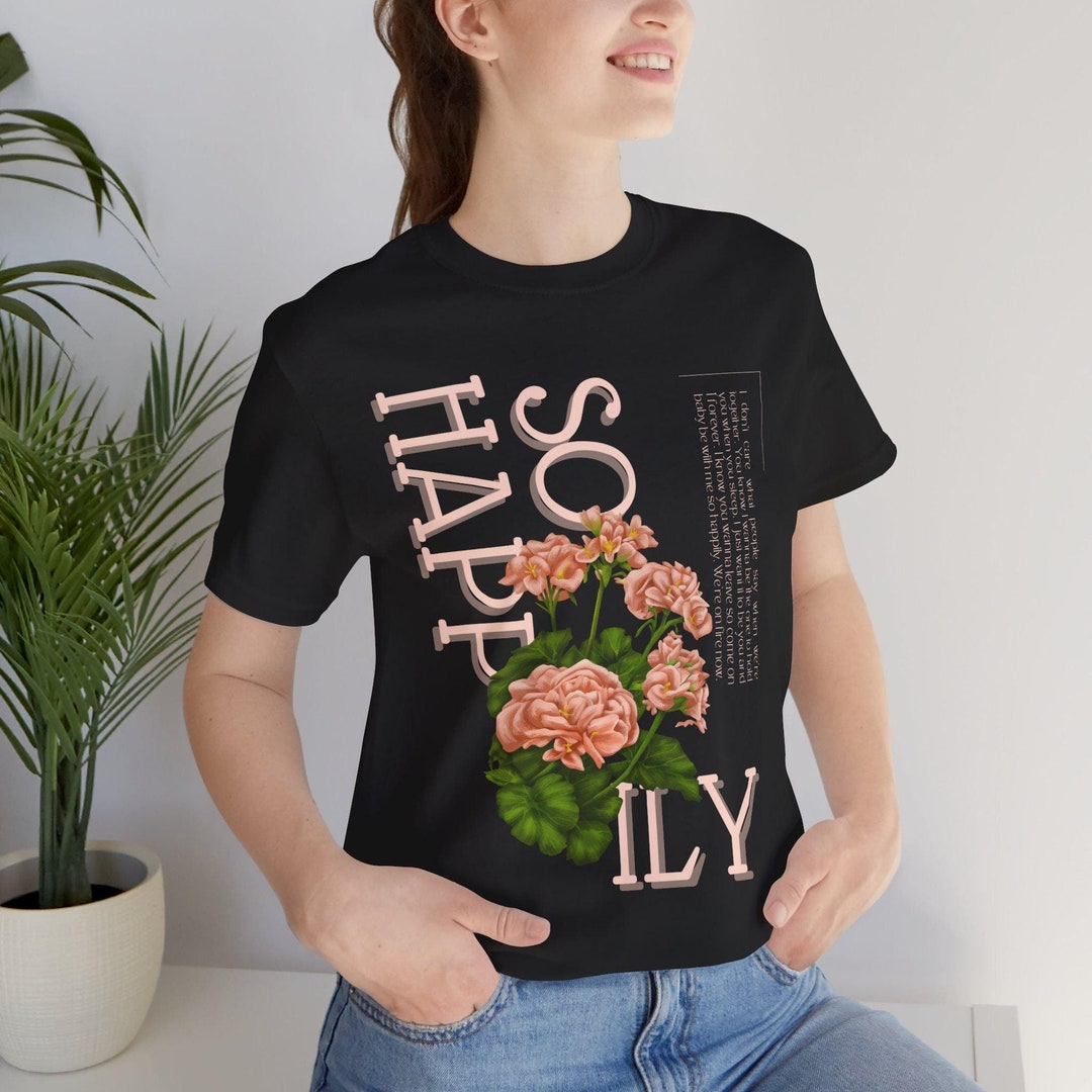 One Direction - Happily Lyric Inspired Tee, Gift for 1D Lovers ...
