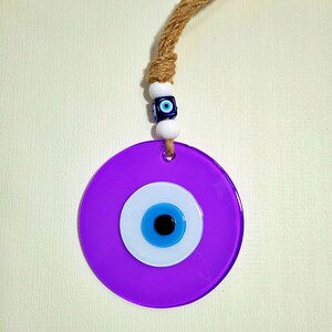 Fused Glass Opac Colored Evil Eye Wall Decor, Greek,evil Eye,good Luck ...