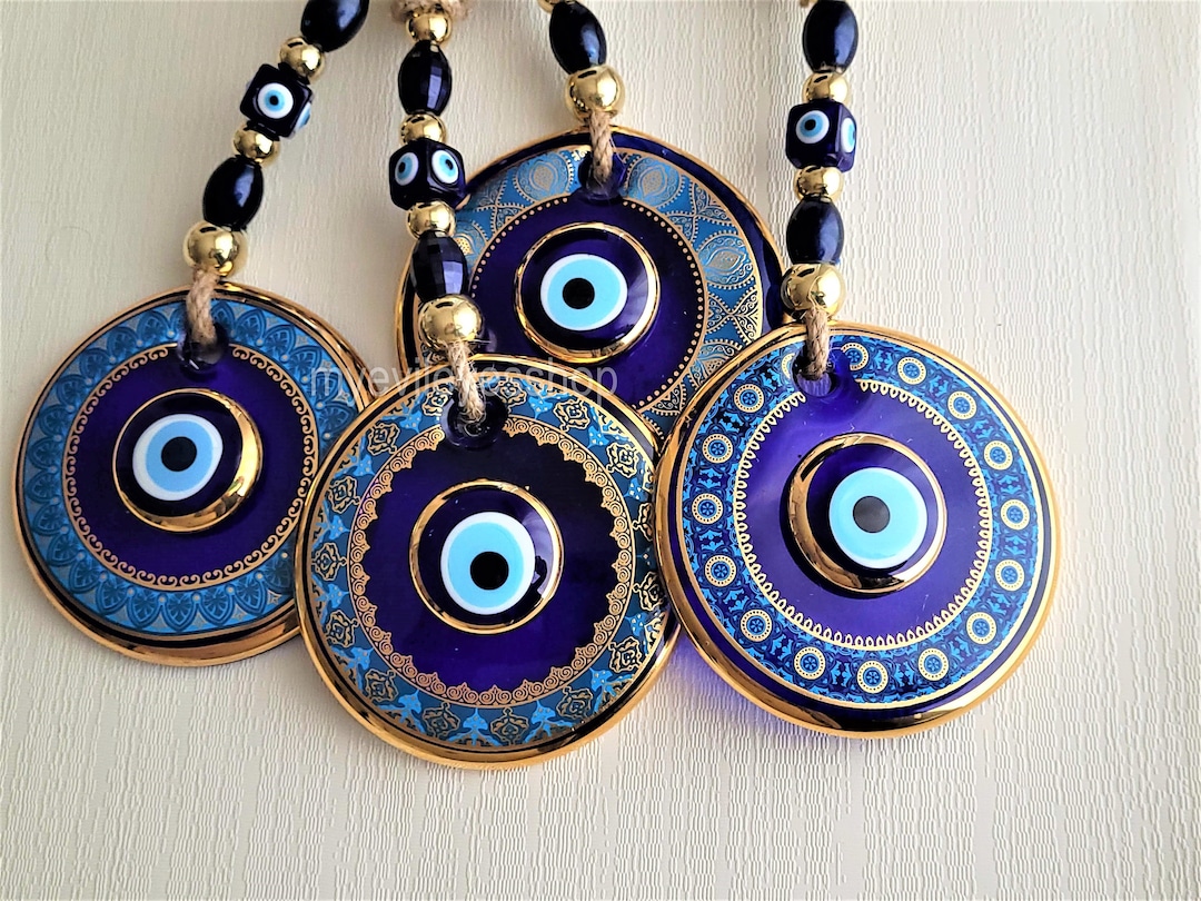 Elegant Home Decor,turkish Evil Eye ,evil Eye Charm,wall Decor,evil Eye ...