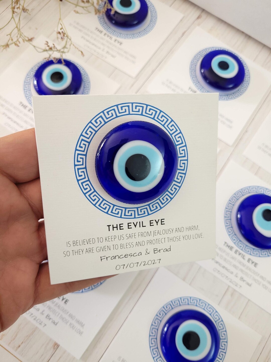 Evil Eye Magnet Favors,personalized Wedding Favors for Guests in Bulk ...