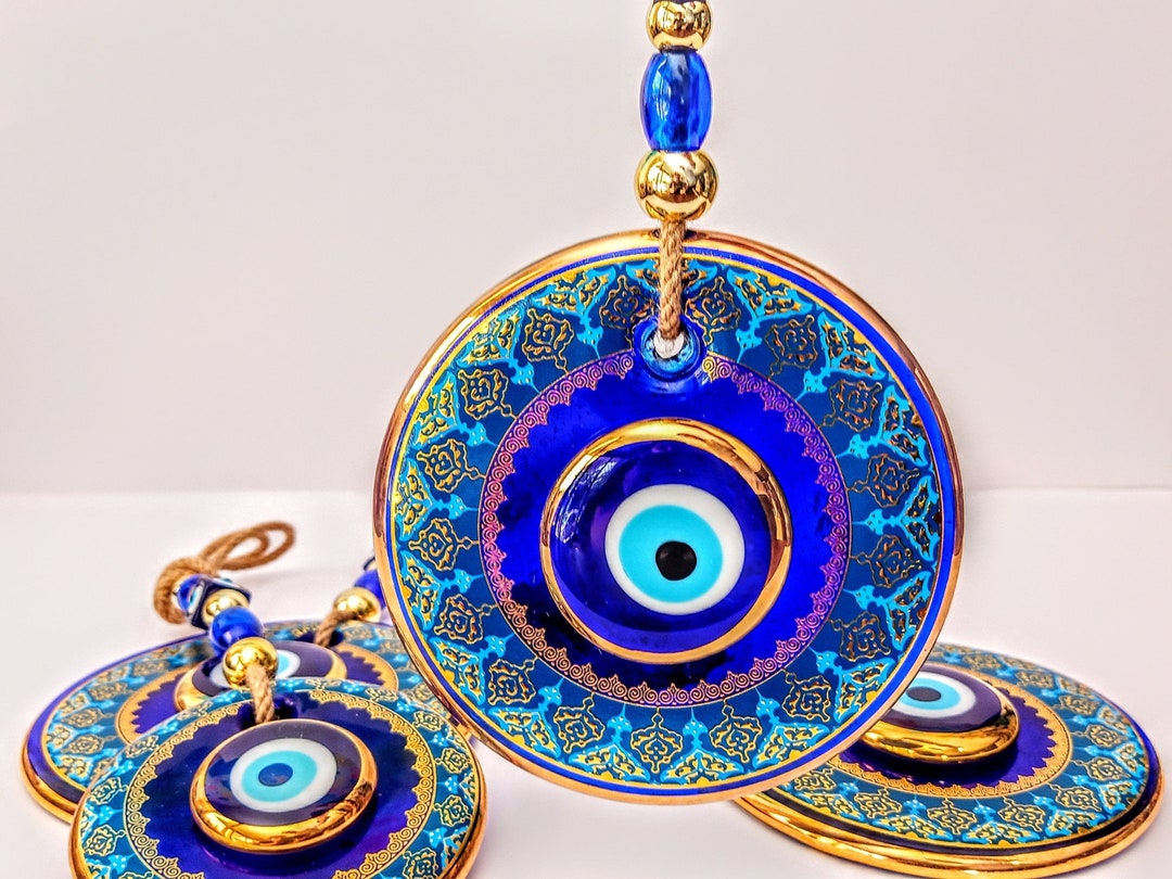 Large Evil Eye Wall Hanging: Turkish Home Decor, Protection Amulet - Etsy