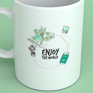Enjoy the World Quote Design SVG - Etsy