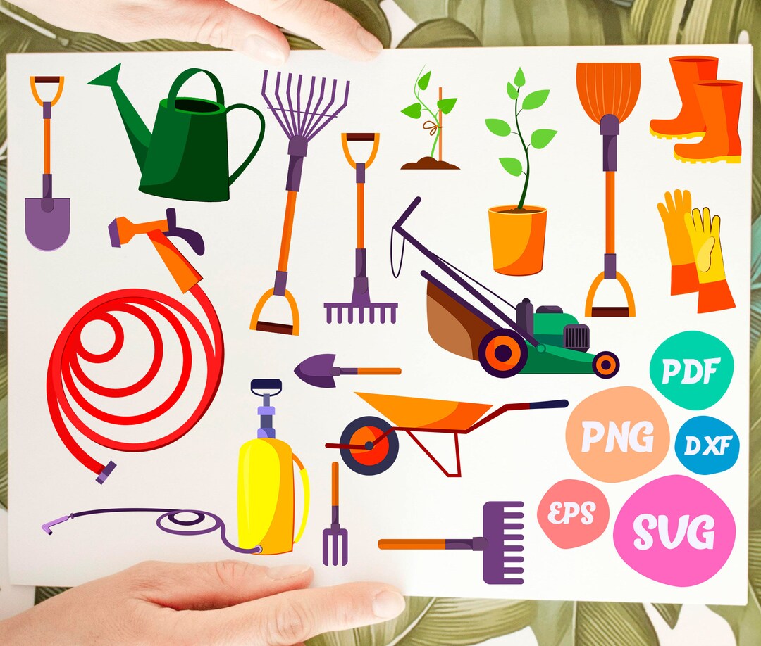 Gardening Tools Svg,garden Tools SVG Bundle,gardening Tools Svg,tools ...