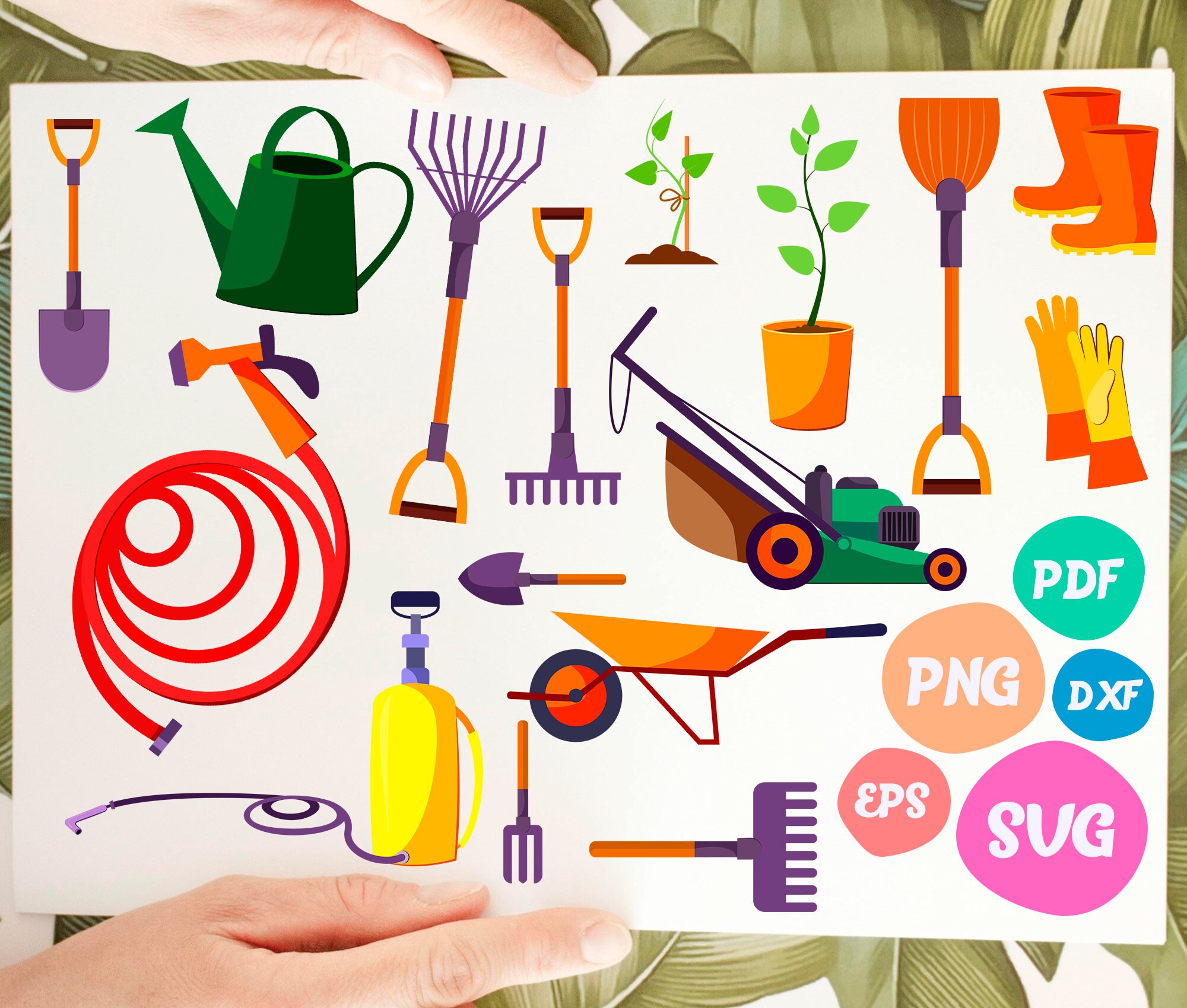 Gardening Tools Svg,garden Tools SVG Bundle,gardening Tools Svg,tools ...