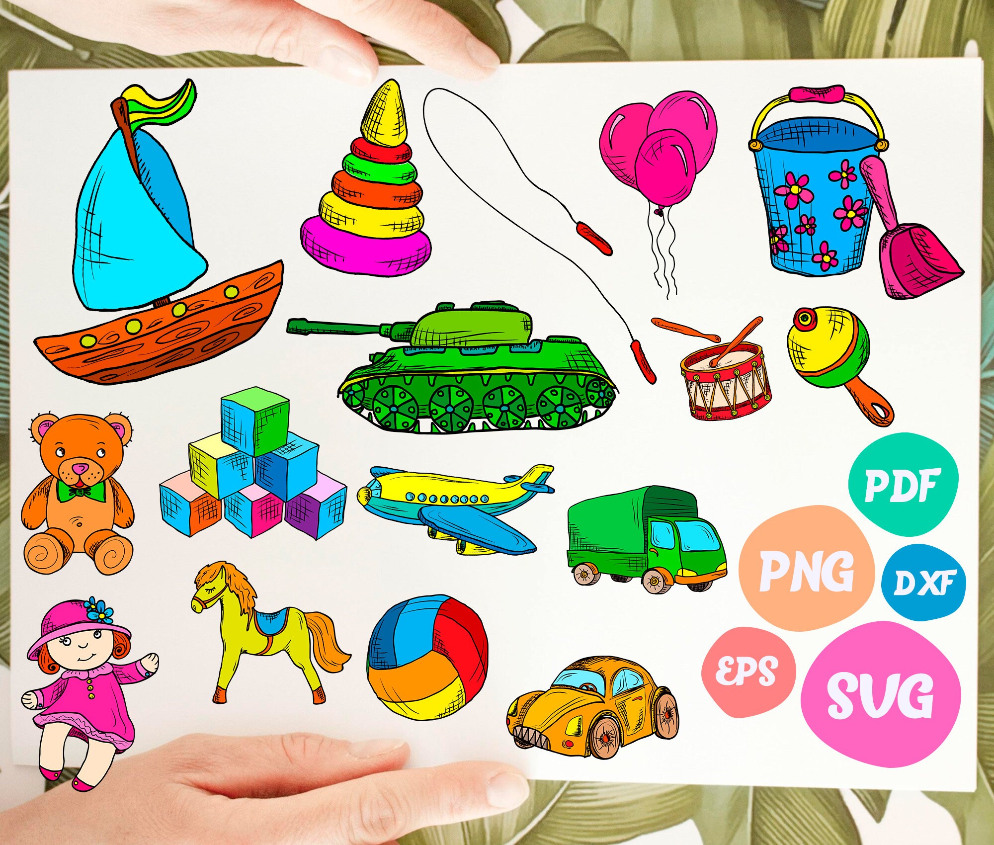 Toys Svg,cartoon Baby Toys Svg,cute Toys SVG, Cute Toys PNG, Cute Toys ...