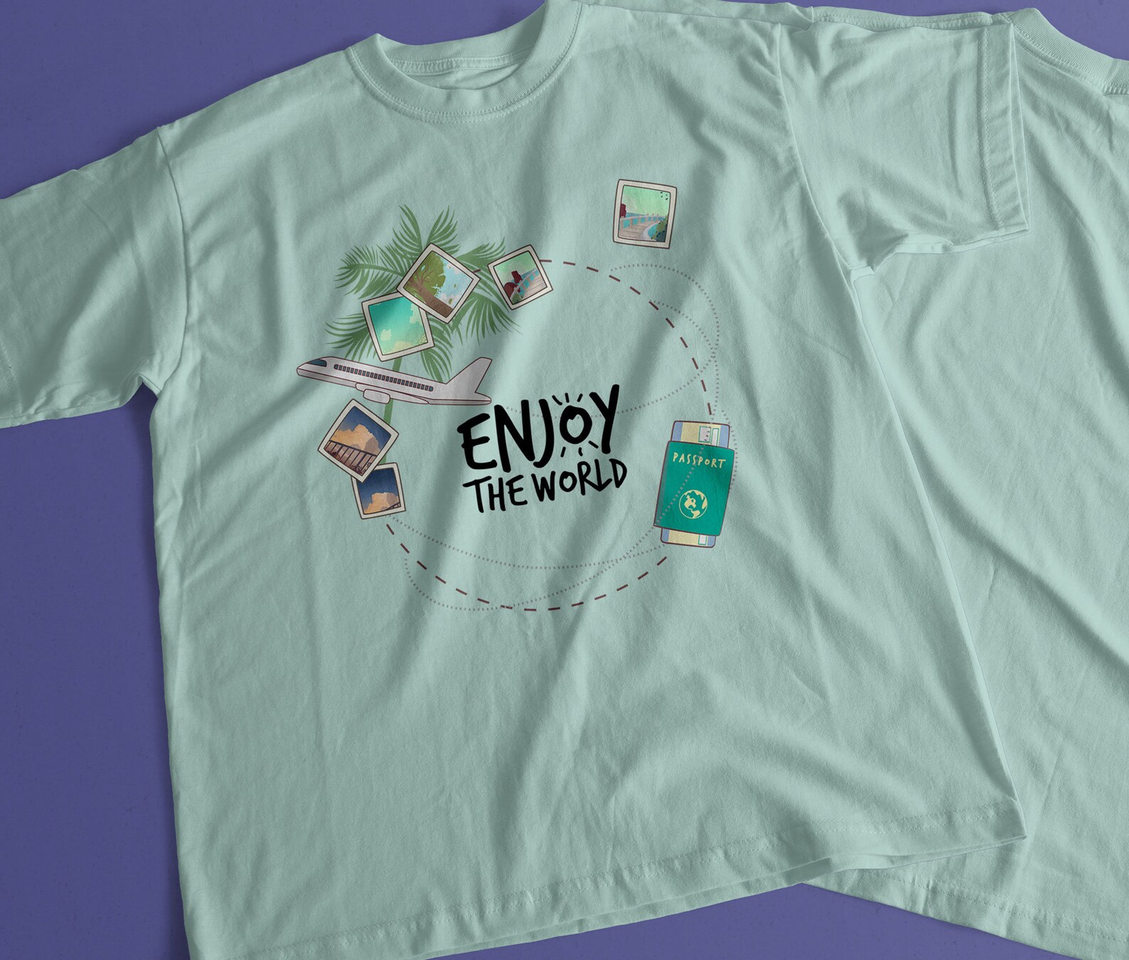 Enjoy the World Quote Design SVG - Etsy