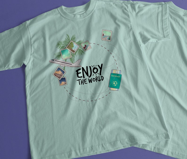 Enjoy the World Quote Design SVG - Etsy
