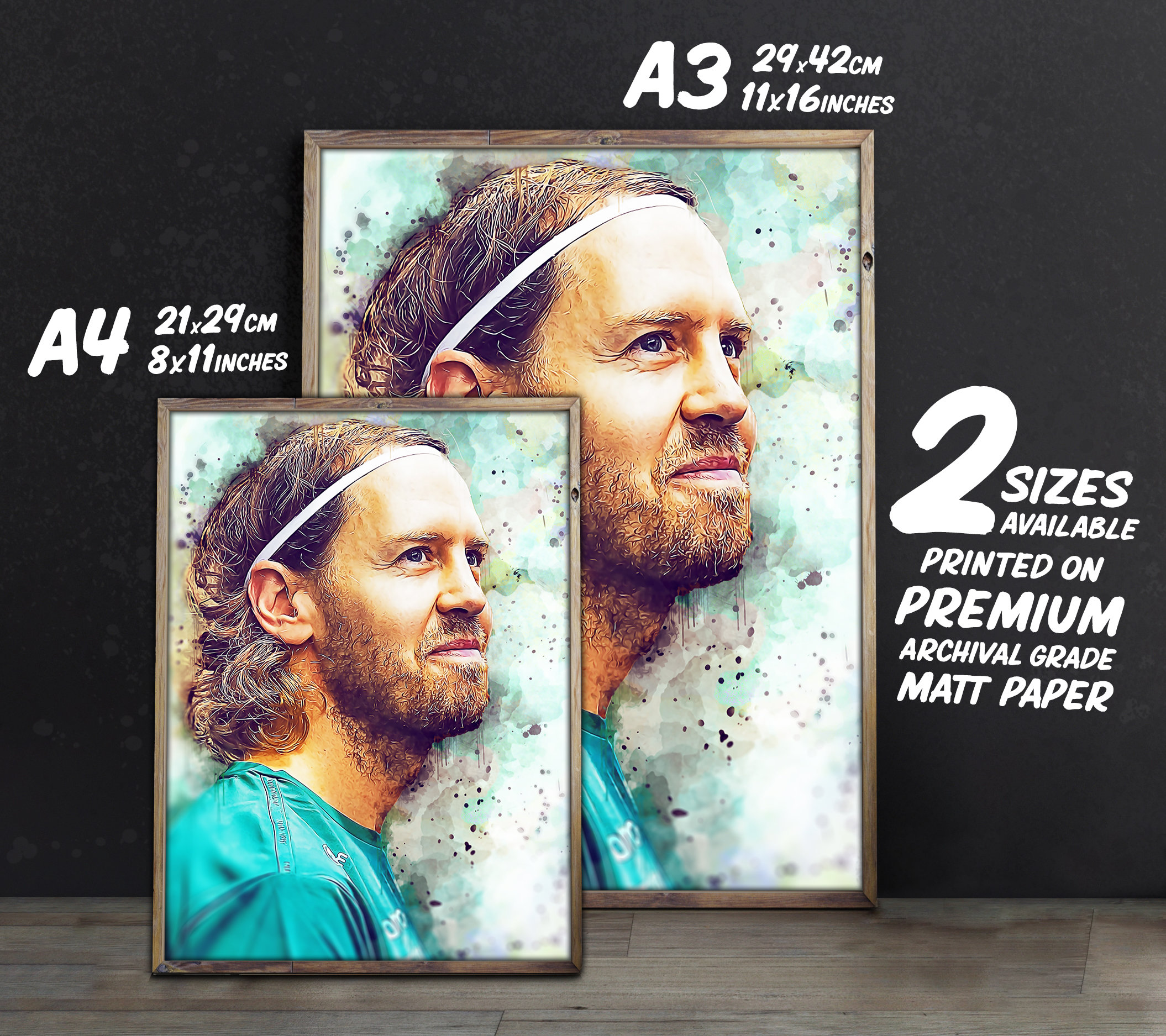 Sebastian Vettel Poster Danke Seb Aston Martin F1 Formula One - Etsy UK