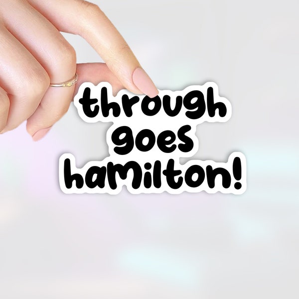 Hamilton Stickers - Etsy UK