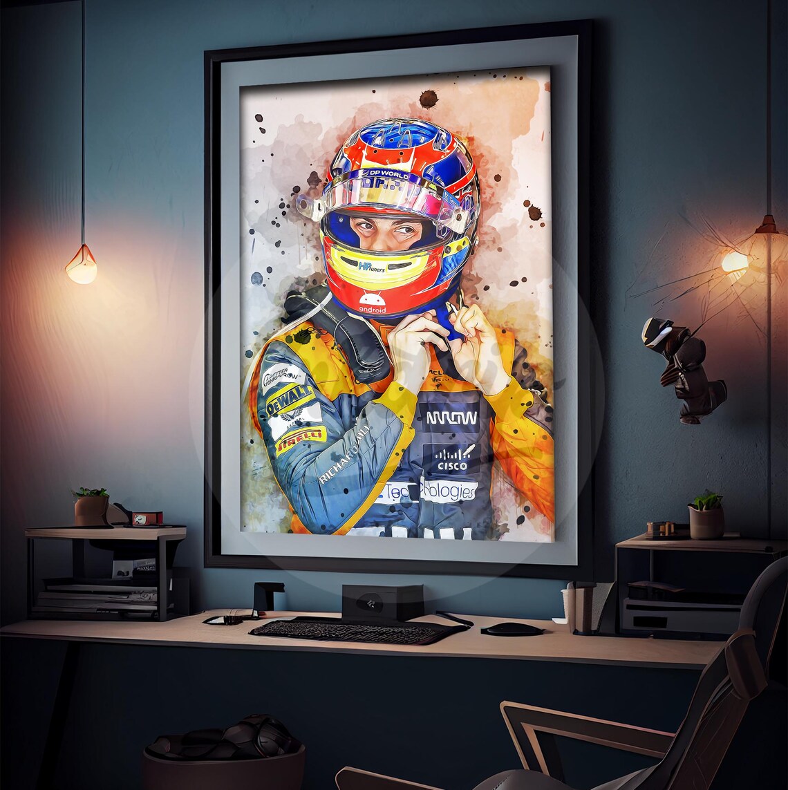 Oscar Piastri Poster Mclaren F1 Print - Oscar Piastri Wall Art Gift - Etsy