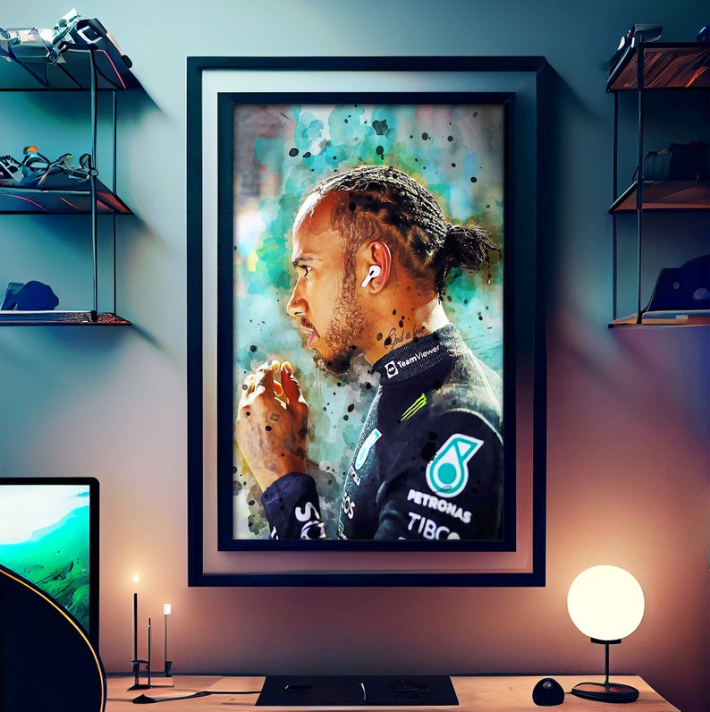 Lewis Hamilton Poster Instant Digital Download | Legendary Formula 1 ...
