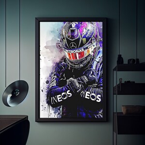 Lewis Hamilton Poster Instant Digital Download | Wakonda Forever Pose ...