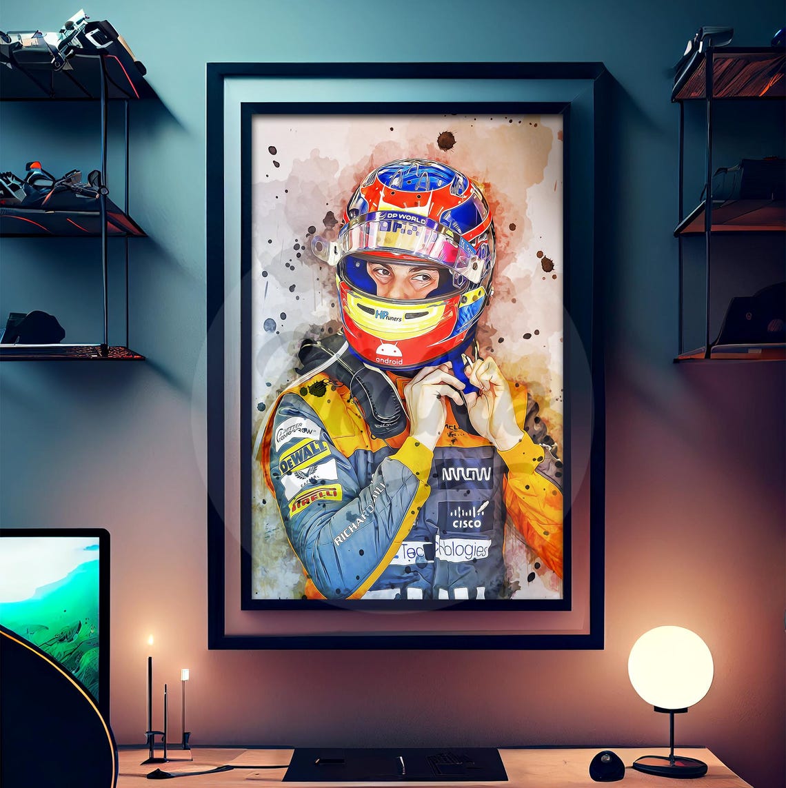Oscar Piastri Poster Mclaren F1 Print - Oscar Piastri Wall Art Gift - Etsy
