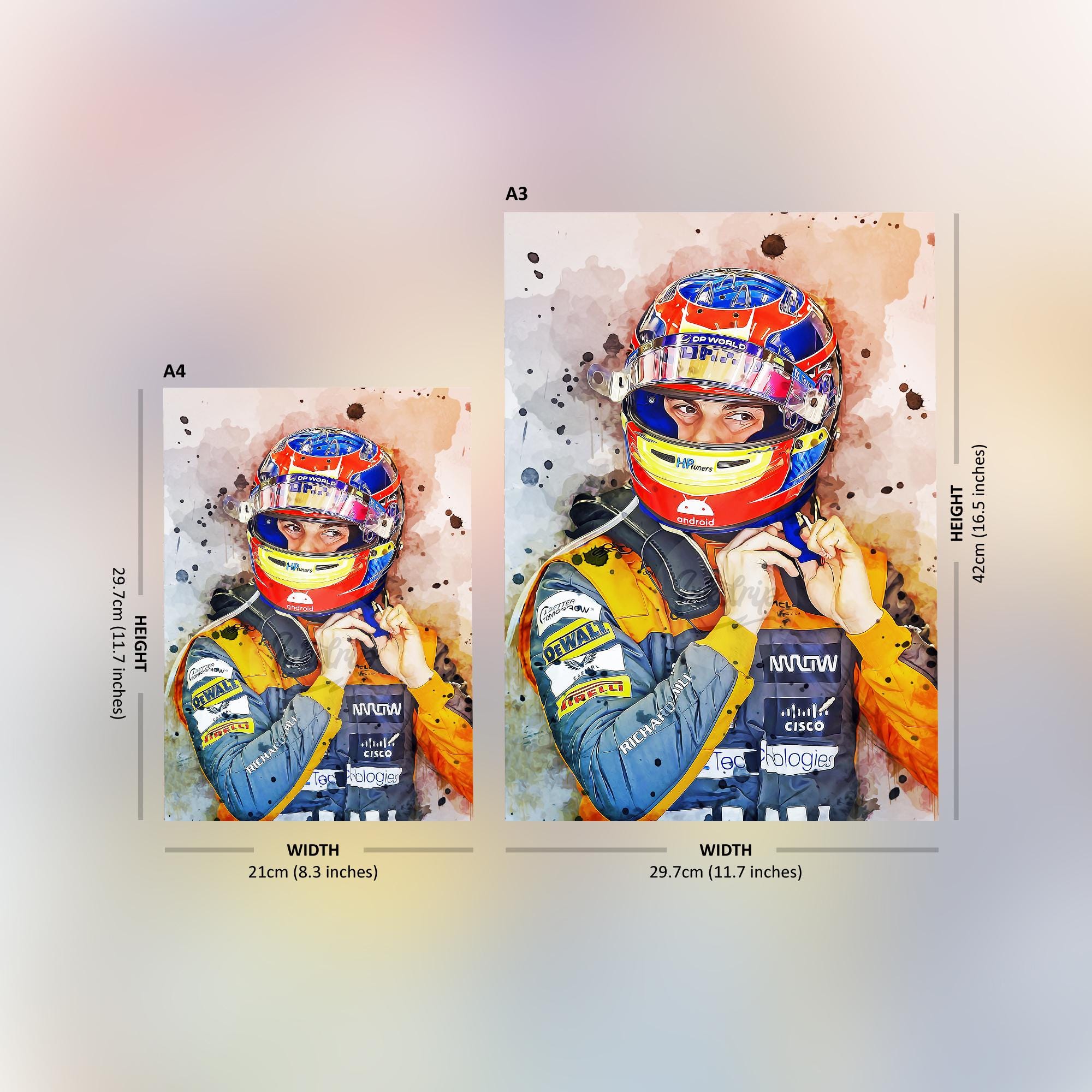 Oscar Piastri Mclaren F1 Poster – Formula 1 Wall Art - Etsy