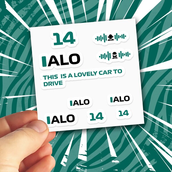 F1 Team Radio Stickers - Etsy Australia
