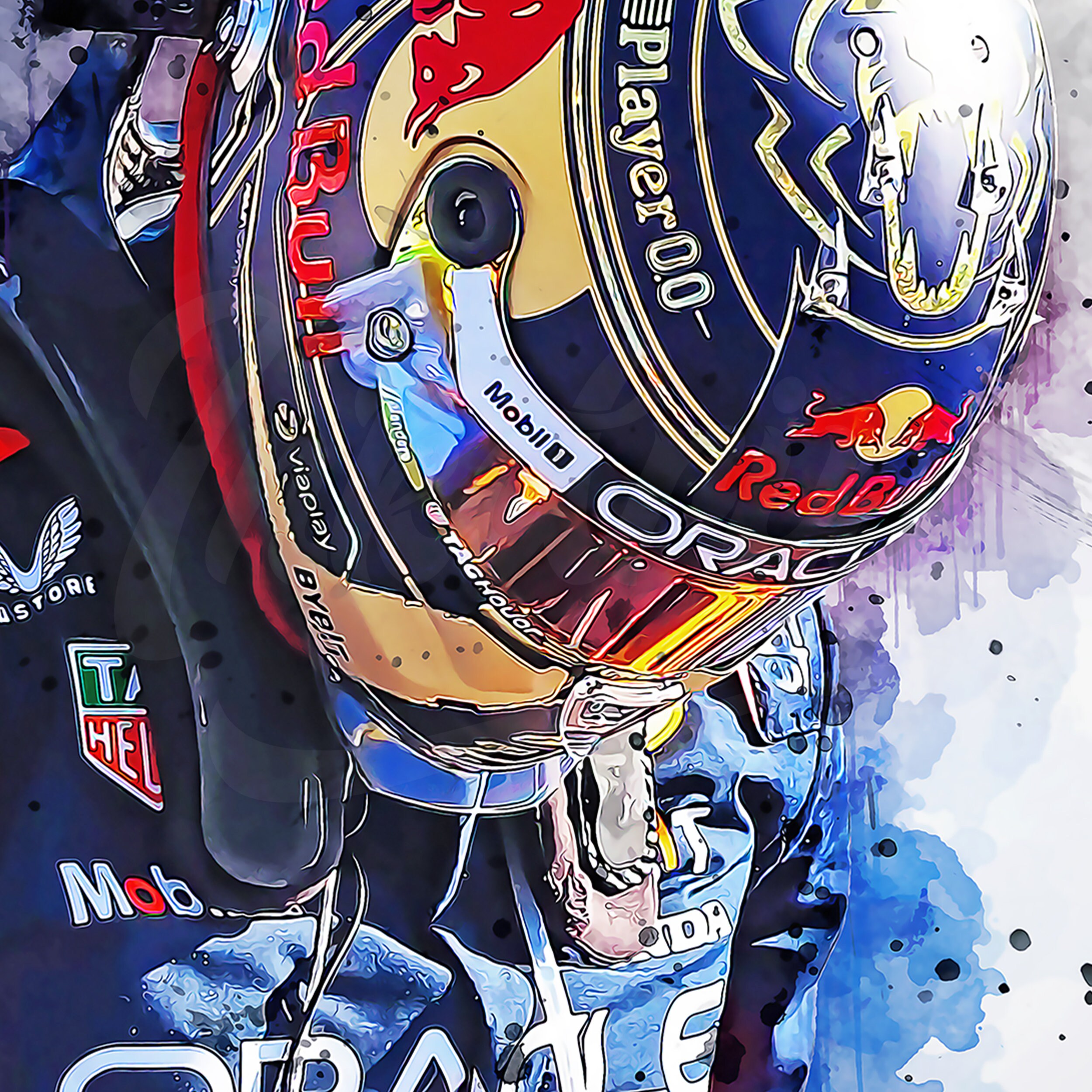 Max Verstappen Poster Red Bull F1 2023 World Champion - Etsy