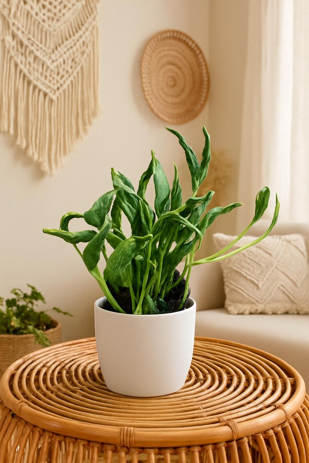 Pothos Shangri La – Unique Variegated Pothos With Twisted Leaves | Easy ...