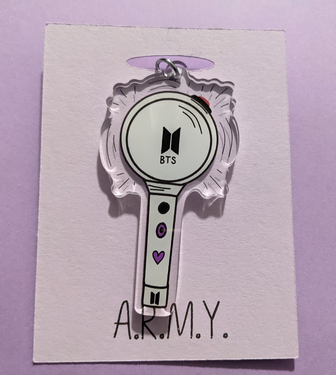 ARMY Bomb Keychain - Etsy